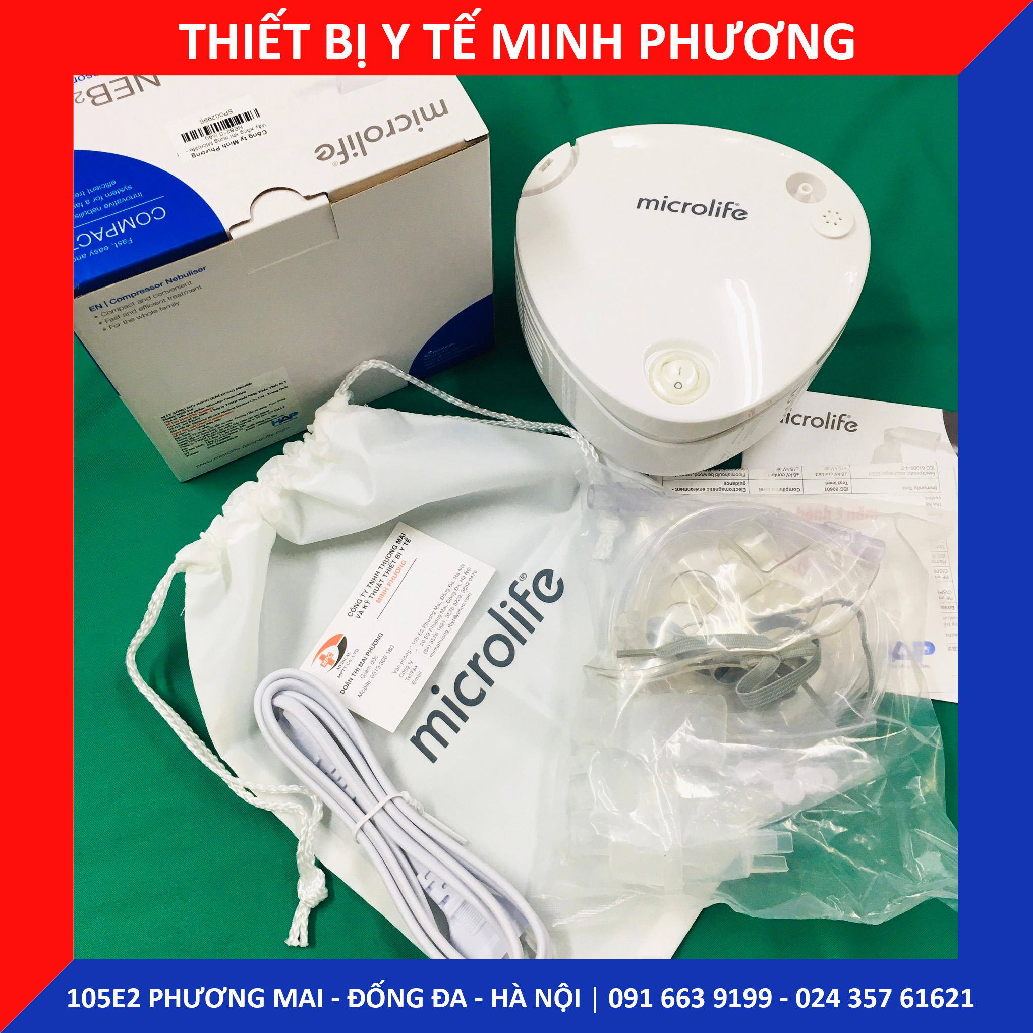 Máy xông khí dung mũi họng Microlife NEB210 - Công ty Thiết bị y tế ...